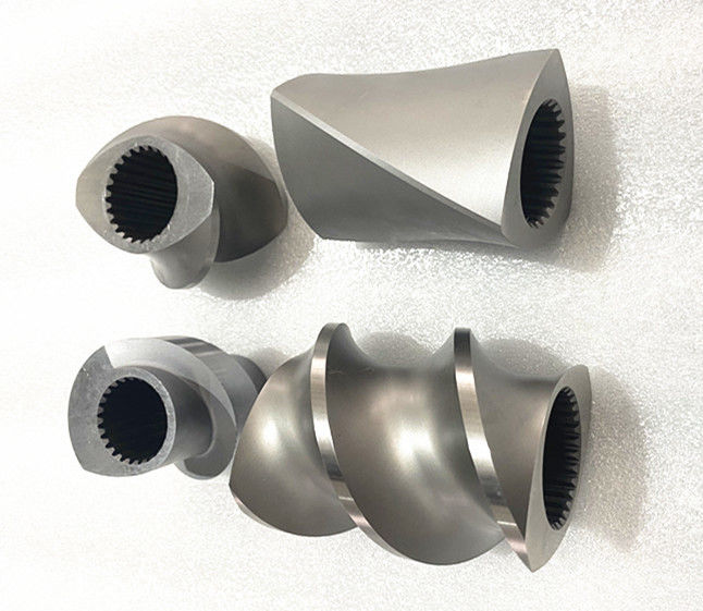 Twin Screw Extruder Machine Parts Segments Spline Shaft Coupling Screw ...