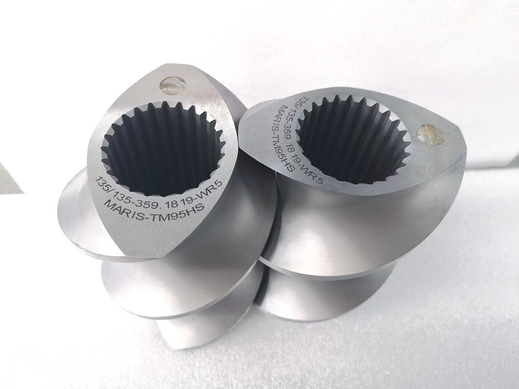 Vacuum Quenching Snack Pellets Extruder Machine Parts Screw Elements ...