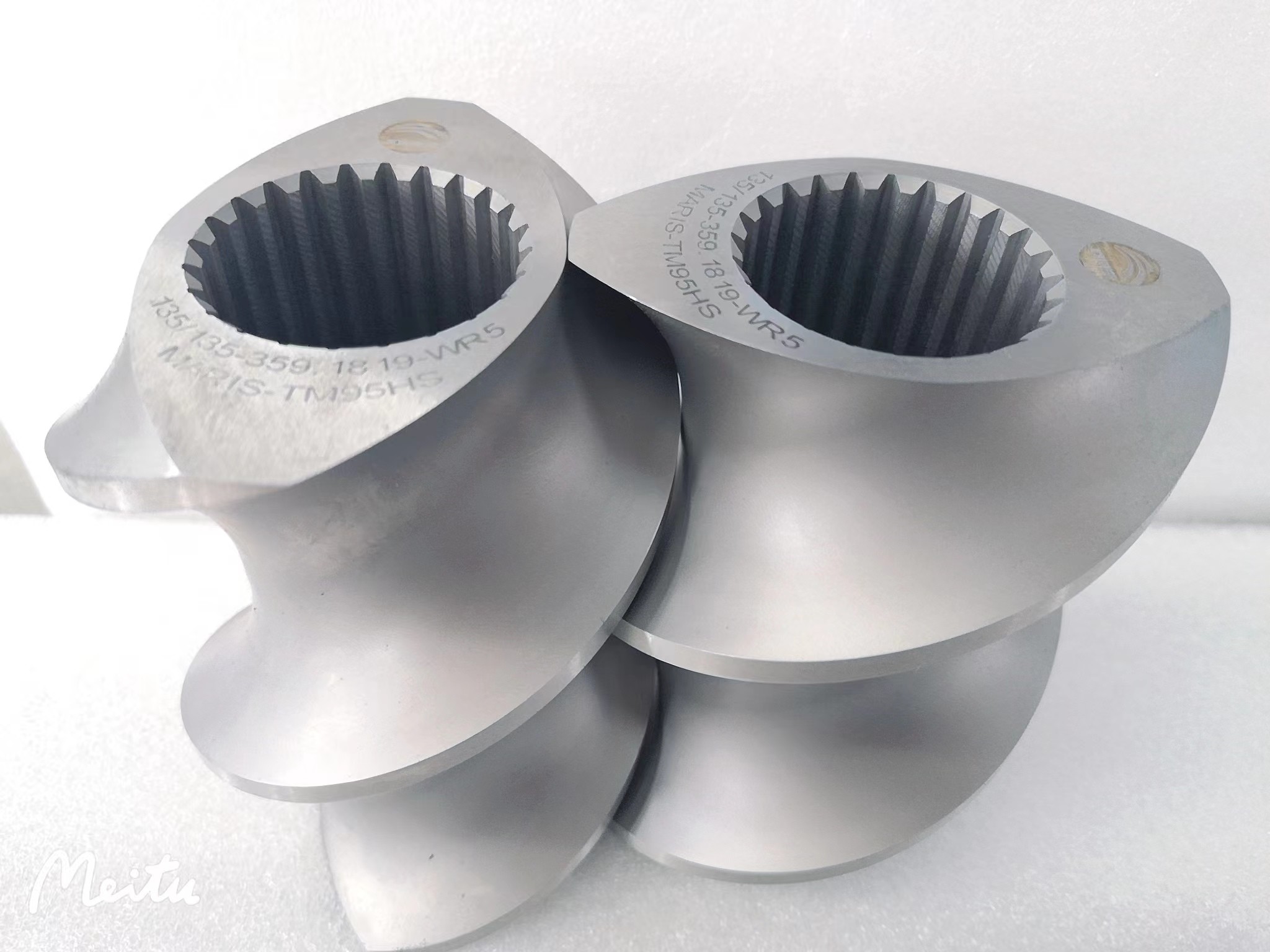 Parallel Screw And Barrel Twin Screw Extruder Elements Maris 95 For PVC ...