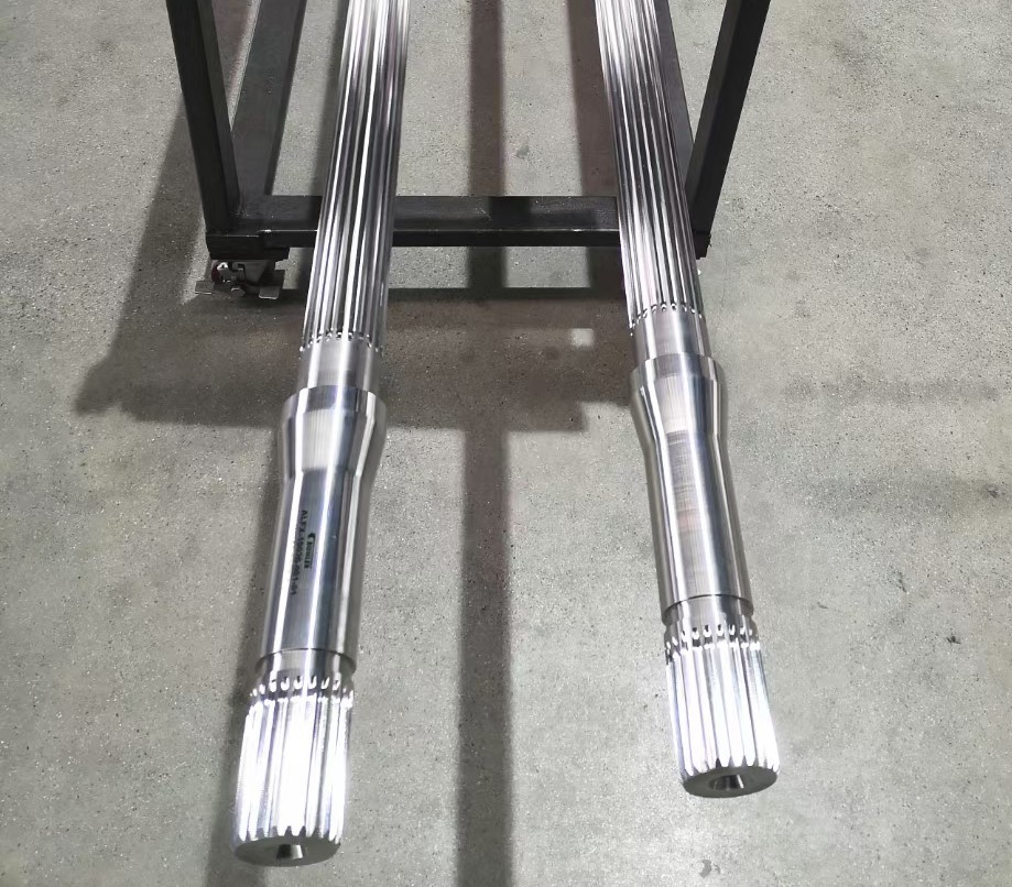 High Torque Twin Screw Extruder MachineComponents Diameter 120mm ...