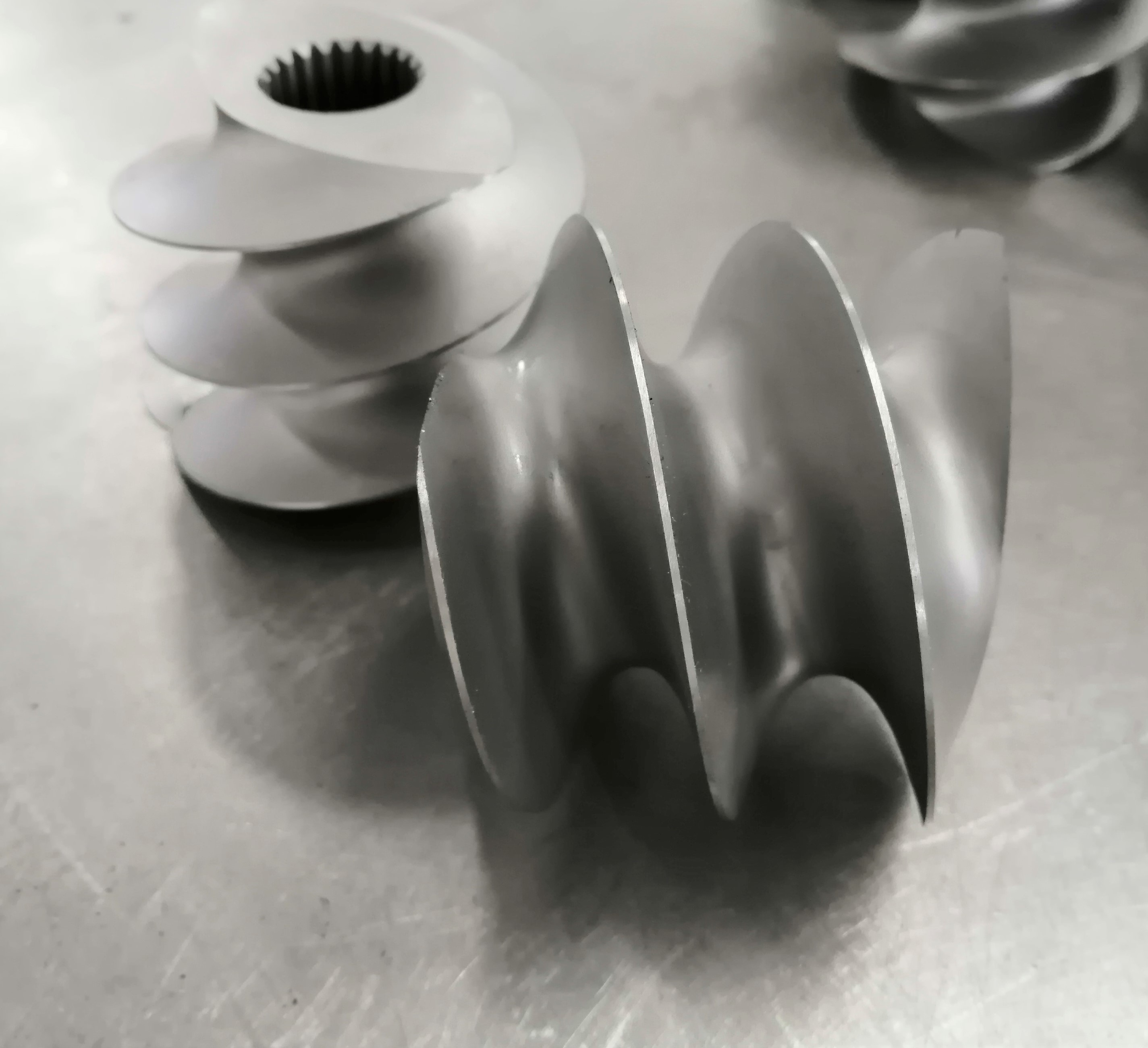 SUS440C Twin Screw Extruder Components Screw Element by Joiner