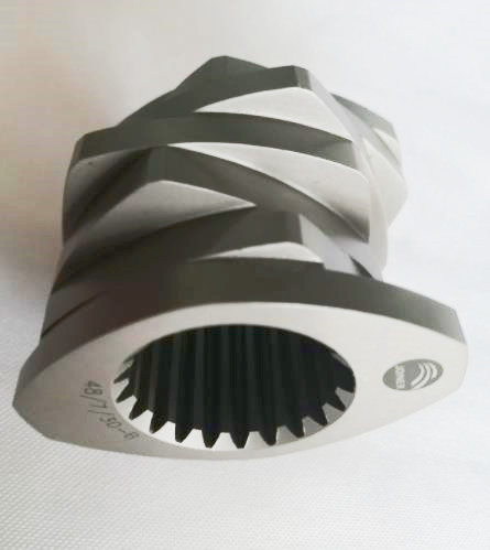 Model 75 Twin Screw Extruder Kneading Blocks Screw Segments for Puffed ...