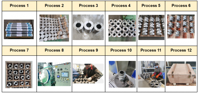 Model70 Wear Resistance Twin Screw Extruder Machine Elements Kneading Block