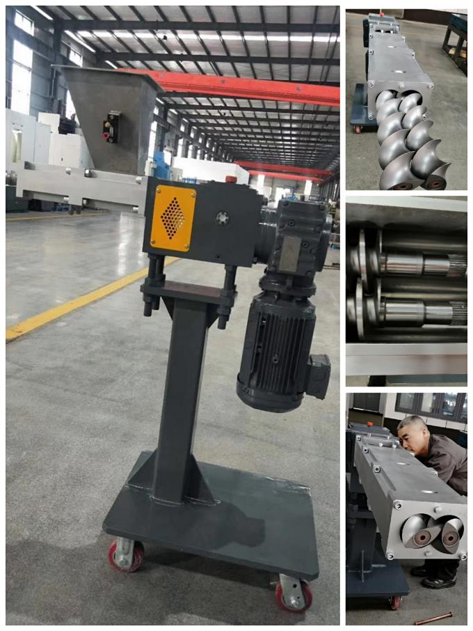 CWJ132 Double Screw Extruder Side Feeder Machine With Hopper