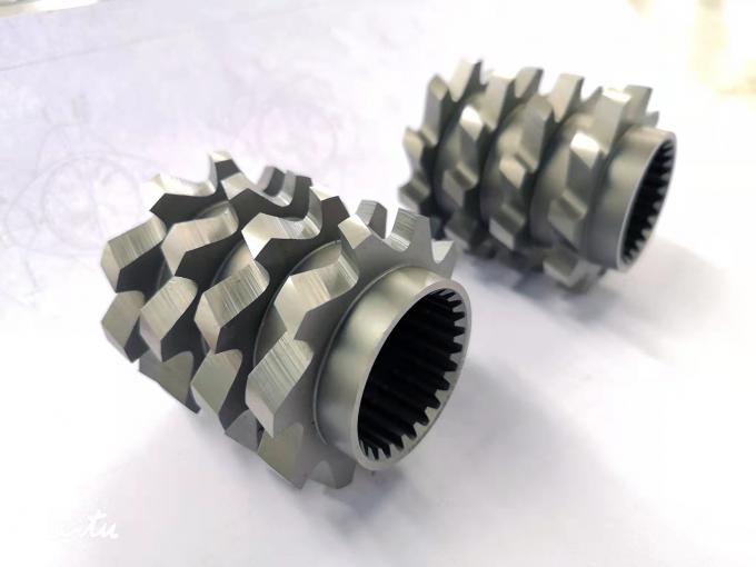 High Performance Twin Screw Extruder Parts Wr5 Material Screw Elements
