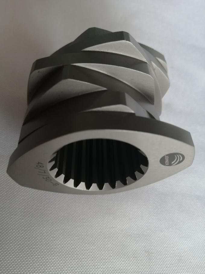 High Shear Uniformity Twin Mixing Screw Elements Kneading Block For ...